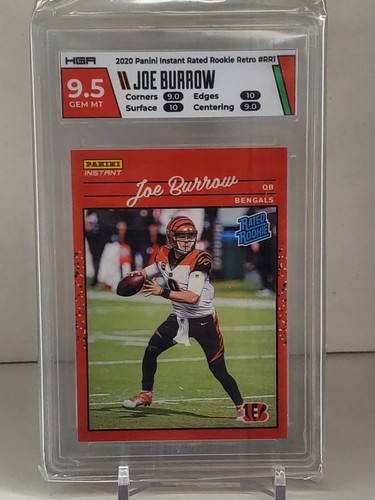 2020 Panini Instant 1990 Rated Rookie -- Joe Burrow RC -- # 1/2044 ...