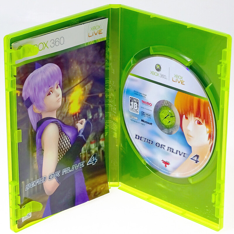 DEAD OR ALIVE 4 XBOX 360 Japan Import DOA4 NTSC-J Complete Japanese ...