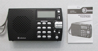 RADIOSHACK AM FM SW SHORTWAVE TRAVEL RADIO PORTABLE UNTESTED 2000658 ...