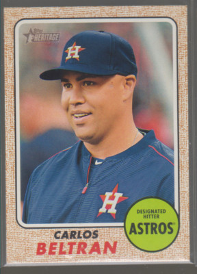 2017 Topps Heritage #119: Carlos Beltran | eBay