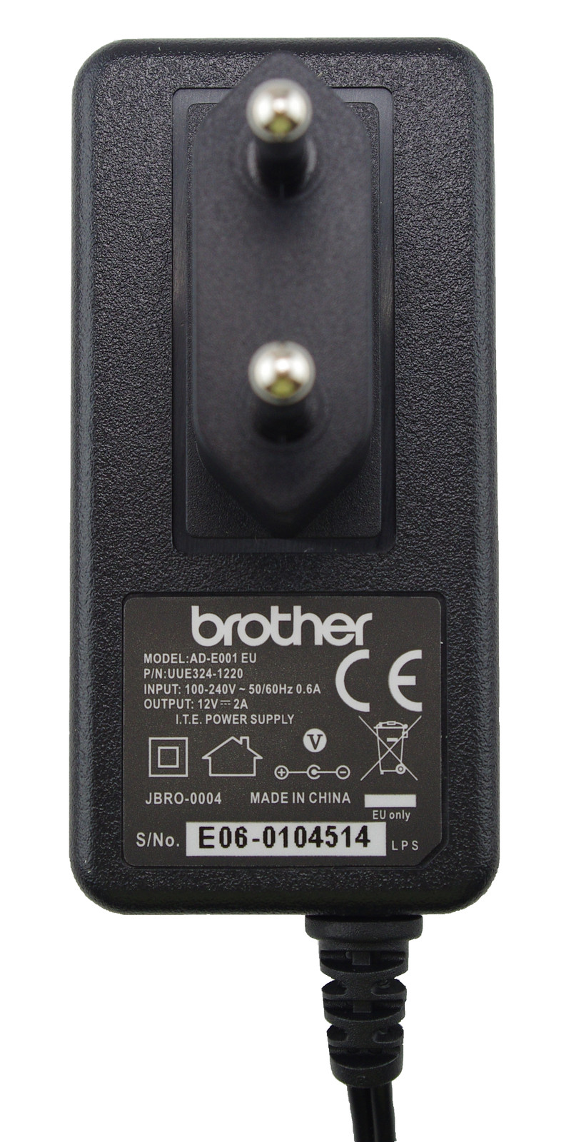 Original Netzteil AD-E001 Brother P-touch pt- H300 H500 E300 D400 D450 ...