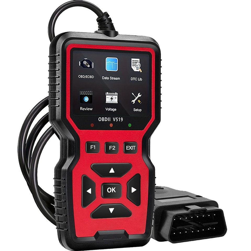 V519 Car OBD2 Scanner Diagnostic Tool, Code Reader, Car Voltage Tester ...
