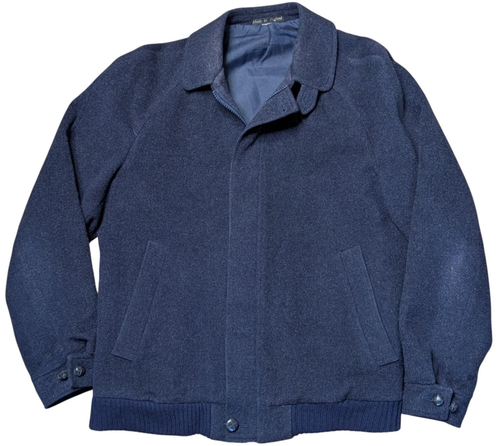 Christopher Dawes Tyroler Loden Baur Navy Mens Medium Jacket Wool Made ...
