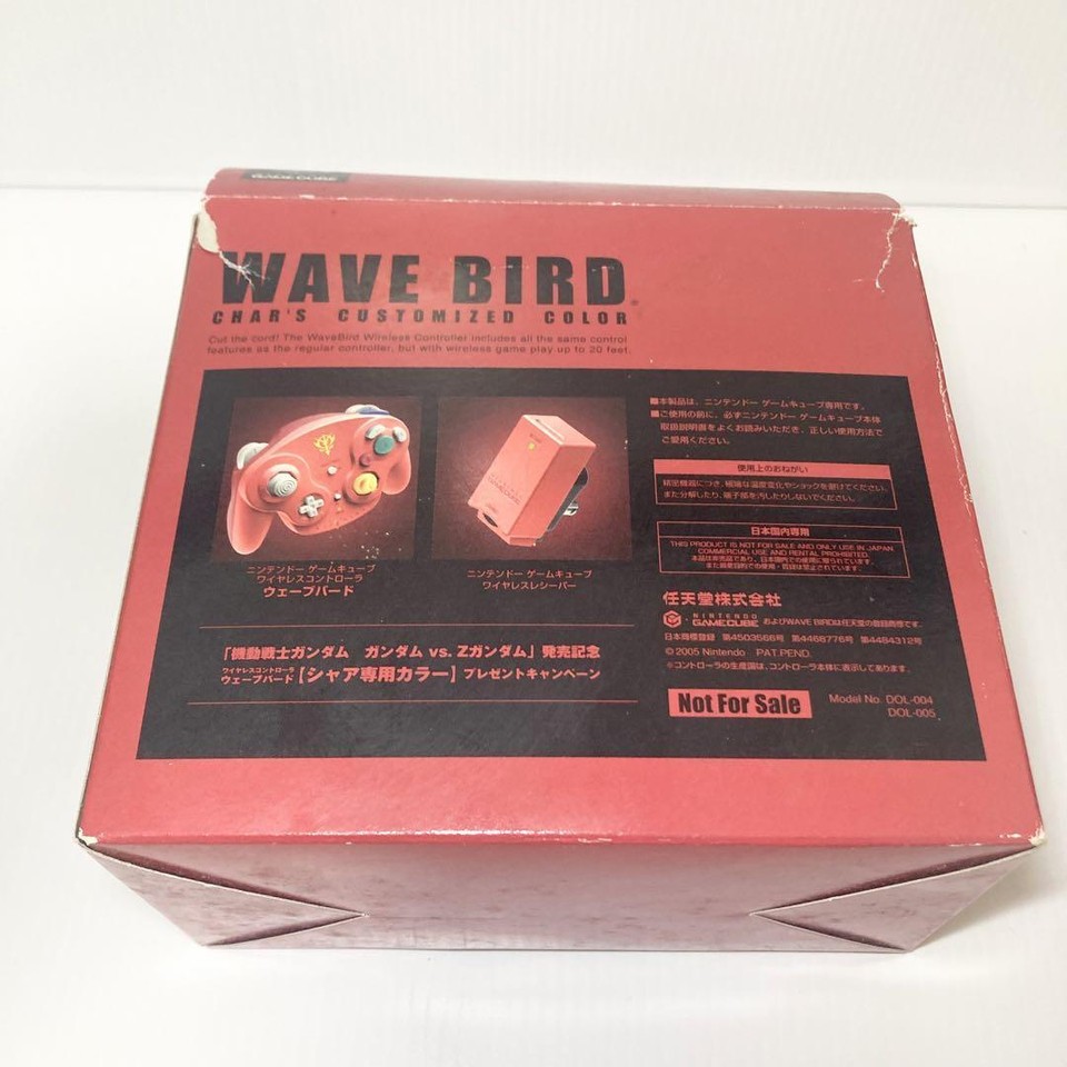 Nintendo Char WaveBird Wireless Game Cube Controller DOL-004 Rare ...