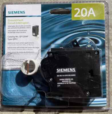 Siemens QF120AP Circuit Breaker QPF2 GFCI 887621216580 | eBay