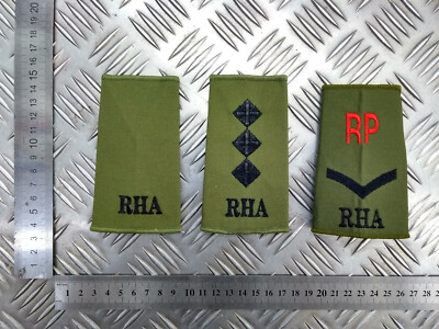 Royal Horse Artillery RHA OD Green Rank Slides British Army - NEW | eBay UK