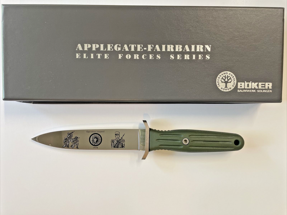 Boker Applegate Fairbairn Elite Forces Knife Limited 384/999 Solingen Germany | eBay