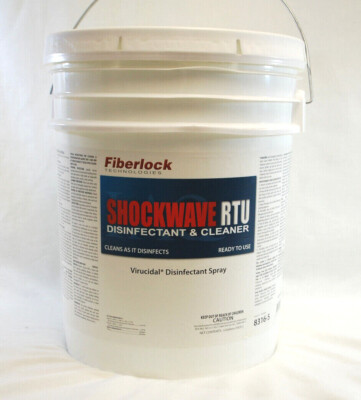 Shockwave RTU Multipurpose Disinfectant, Sanitizer & Cleaner 5 Gallon ...