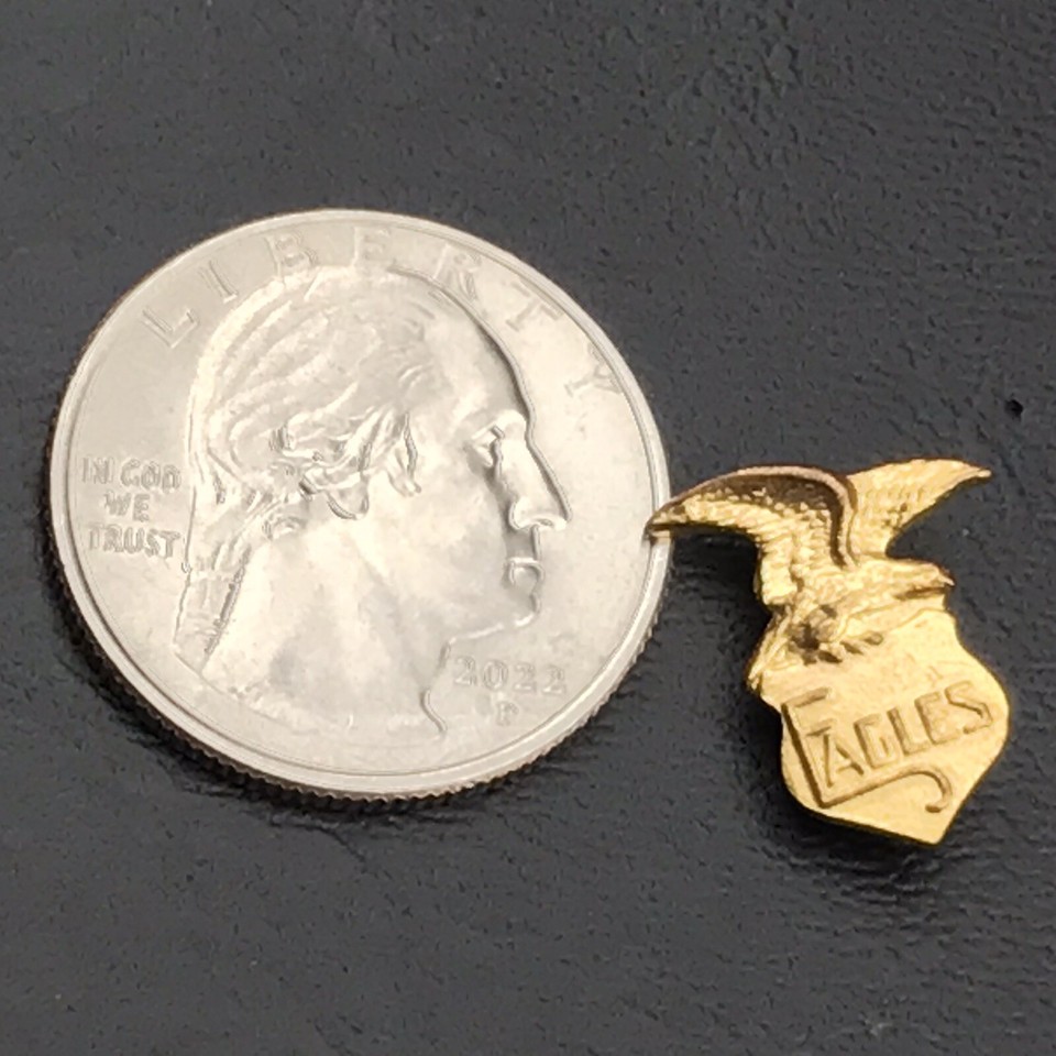 Eagles Pin Vintage Small Gold Tone | eBay