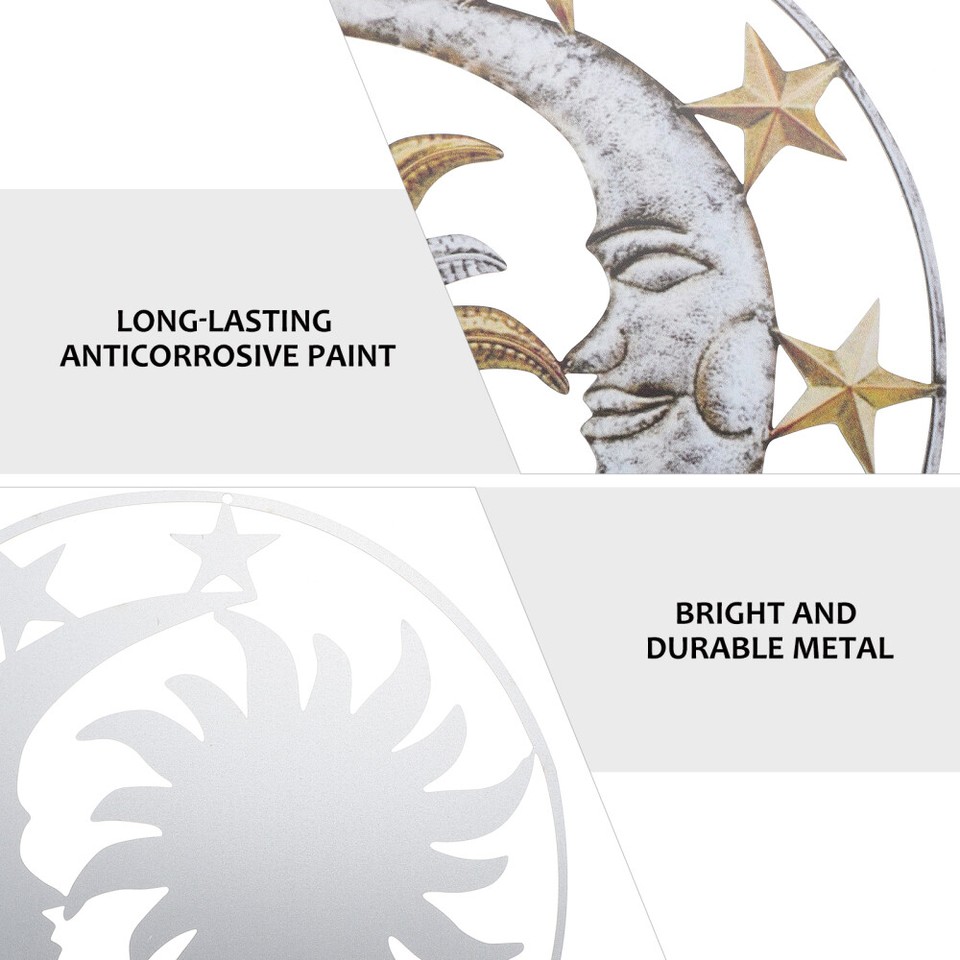 rustic metal sun Garden Wall Decor Sun and Moon Wall Decor Sun Wall ...