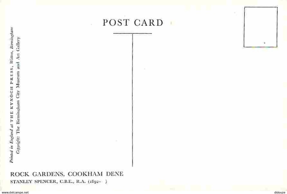 Art - Peinture - Stanley Spencer - Rock Gardens - Cookham Dene - CPM ...