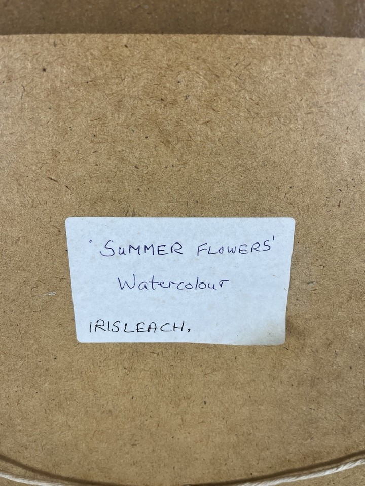 Beautiful Watercolour Painting By Iris Leach Summer Flowers | eBay UK
