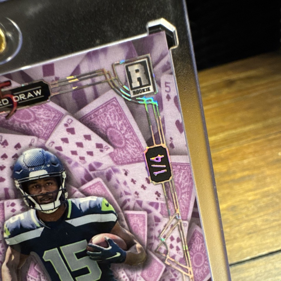 2024 Card Draw 5 Tory Horton ROOKIE AUTO #1/4 Pink Prizm SP Seahawks ...