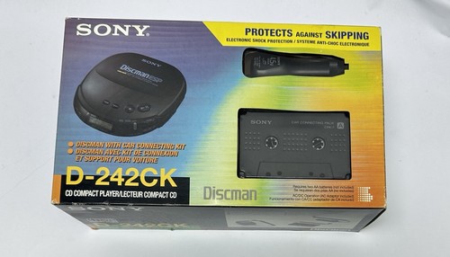 Sony D-242CK Discman ESP W/Car Kit Portable CD Player Walkman NEW IN ...