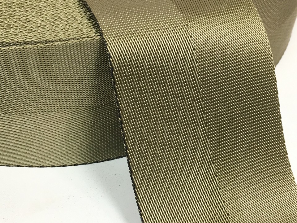 5 YARDS - 3 Inch MilSpec Military Webbing MIL-W-4088 T/8A C/1A COYOTE ...