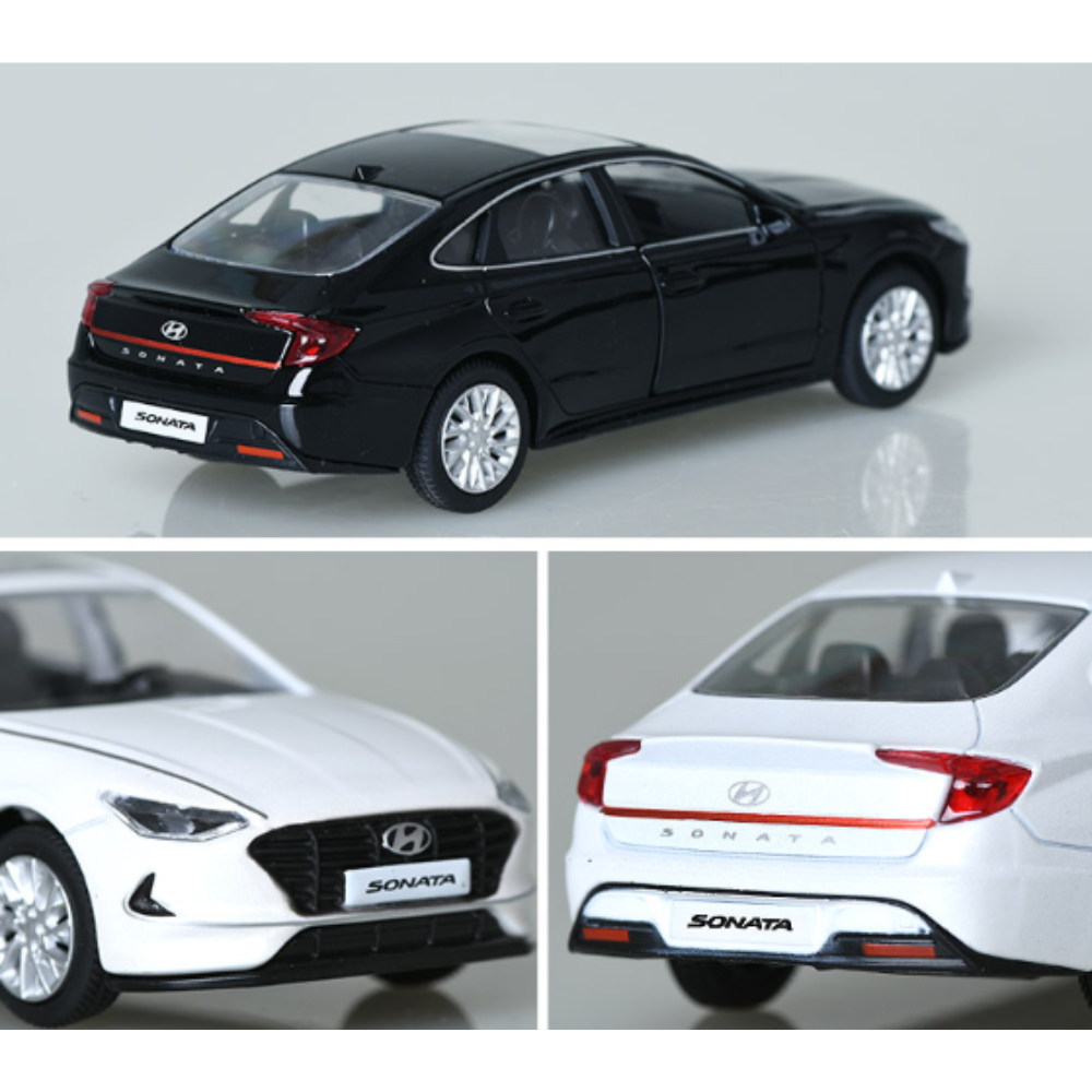 Hyundai Sonata DN8 Motors Mini Car Diecast 1:38 Scale Miniature Toy 3 ...