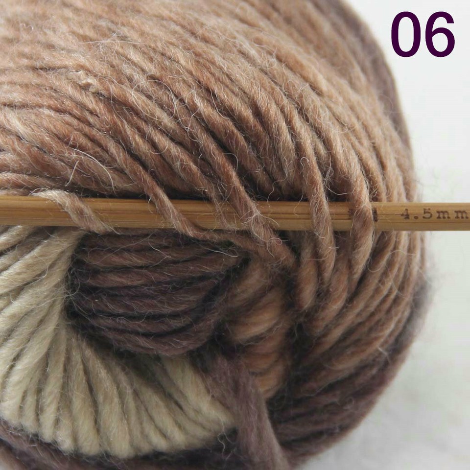 SALE 3BallsX50gr Warm Colorful Rugs Knitting Wool Blankets Crocheted ...