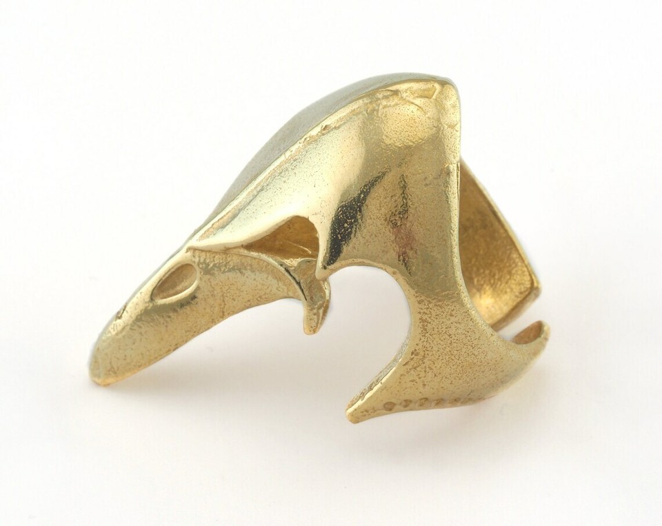 Eagle Ring Adjustable Raw Brass (21mm 11.5US inner size) 2890 | eBay