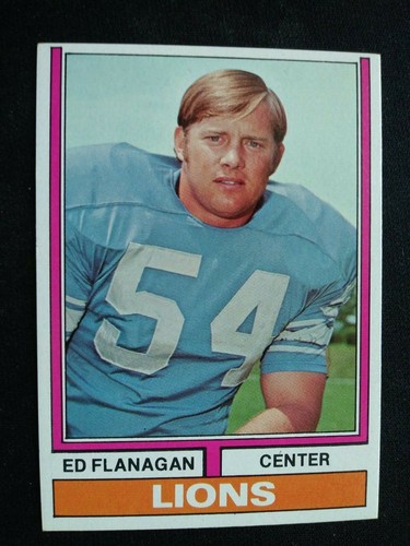 1974 Topps Football Card # 111 Ed Flanagan - Detroit Lions | eBay