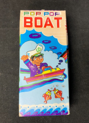 Vintage "Pop Pop Boat" Candle Powered Tin Boat | eBay