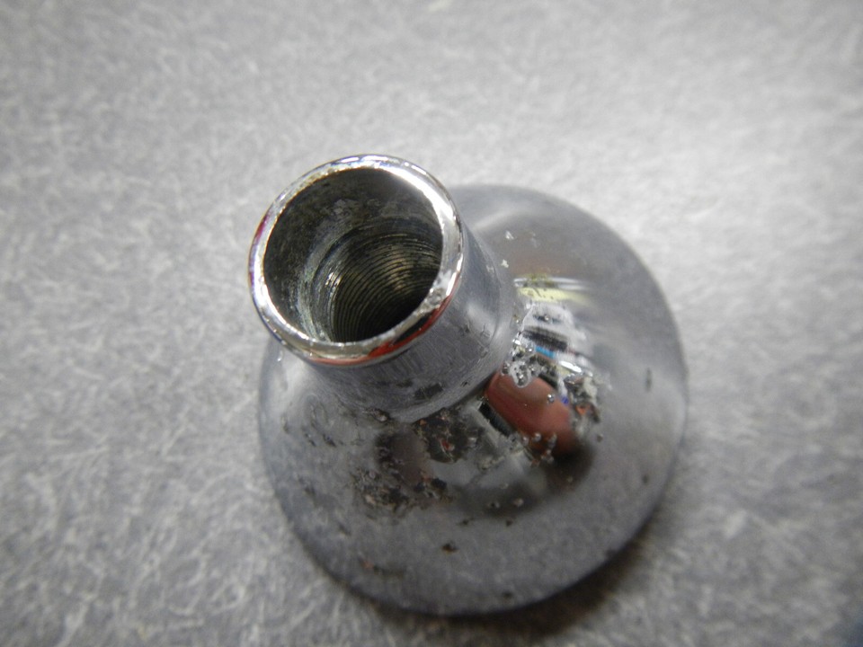 63 64 65 Buick Riviera Shift Knob Chrome Base Shifter Knob Bottom 1963 ...