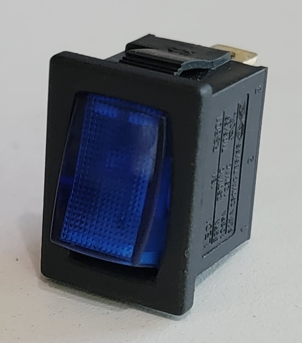 LECI RS601 Blue Mini On/Off Indicator Rocker Switch 3 Terminal RV Bus ...