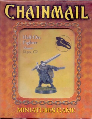AD&D CHAINMAIL BLISTER 88347 HALF ORC FIGHTER AHMUT 1 FIGURINE METAL | eBay