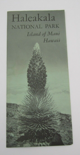 Vintage Haleakala National Park Island of Maui Hawaii Ephemera Brochure ...
