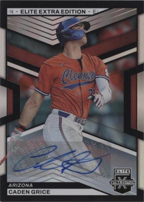 2023 Panini Elite Extra Edition - Signatures #128 Caden Grice (AU, RC ...