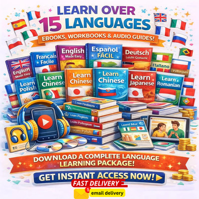 15+ Languages Learning Bundle | Ebooks, Audio & Workbooks | eBay