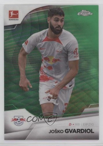 2022 Topps Chrome Bundesliga Green Wave Refractor /99 Josko Gvardiol ...