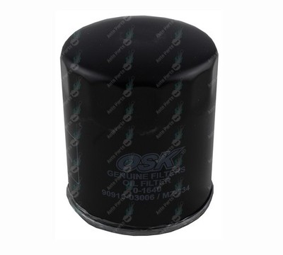 OSK Oil Filter for Toyota Landcruiser Prado KD KZ 4Cyl Diesel 3.0L Ref ...