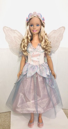 Mattel My Size Barbie 2003 Odette Swan Lake Golden Blonde Doll 3 Feet ...