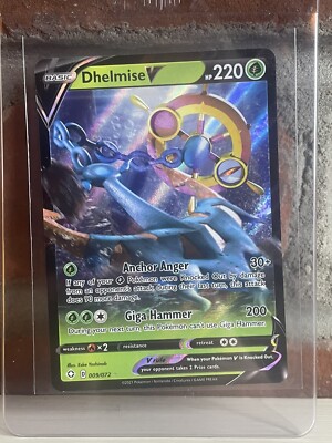 Pokémon TCG Dhelmise V Shining Fates 009/072 | eBay