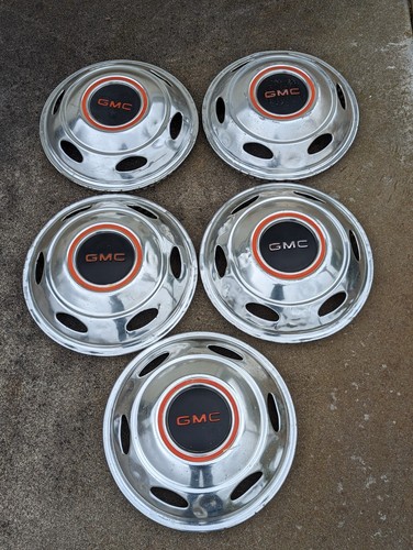 Mobile Home GMC 17" NOS Hubcaps #2234617 set | eBay