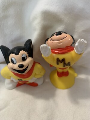 Vintage 1989 Mighty Mouse Suction Cup Figurine Viacom | eBay