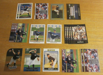 Dave Bush Lot of 21 Trading Cards w/1 Insert MLB Baseball Blue Jays ...