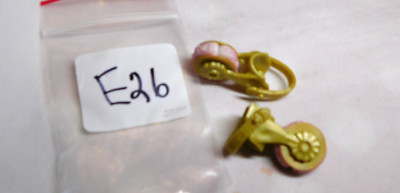 BARBIE DOLL KEN SIZE GOLD BOOT SPURS LIGHT PINK WHEELS CHINA E26 | eBay