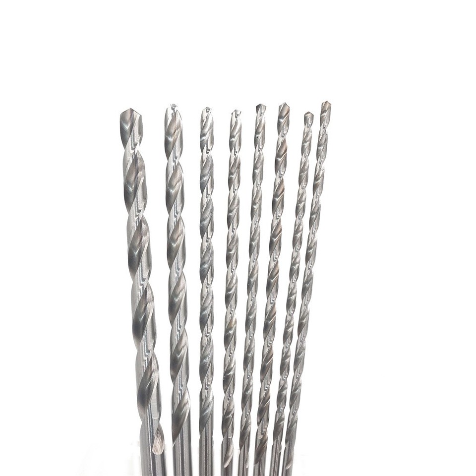 300mm Extra Long High Speed Steel HSS Twist Drill Bits For Metal Wood ...