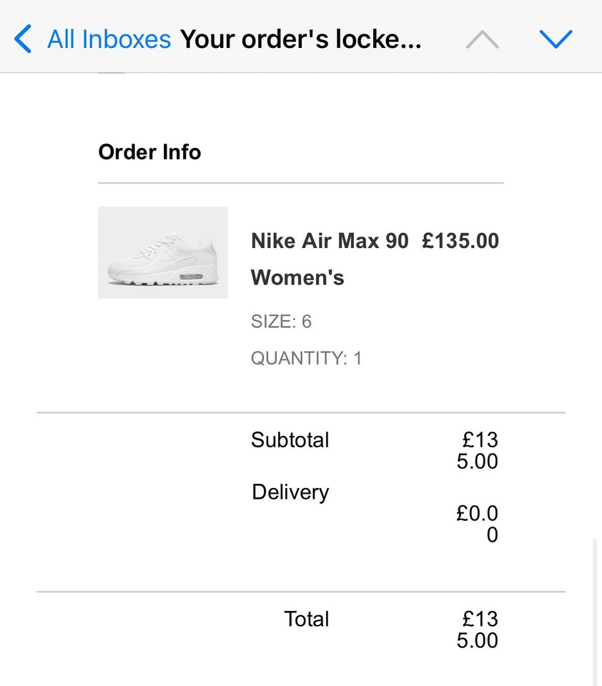 BNIB - Nlke Air Max 90 Essential Leather Triple White Size 6 UK ...