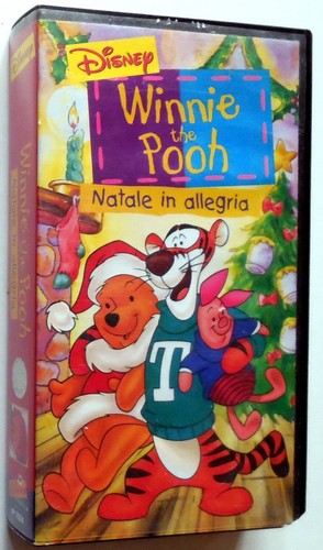 VHS VIDEOCASSETTA DISNEY WINNIE THE POOH NATALE IN ALLEGRIA 1999 ...
