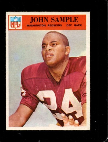 1966 PHILADELPHIA #191 JOHNNY SAMPLE VG+ REDSKINS *X69649 | eBay