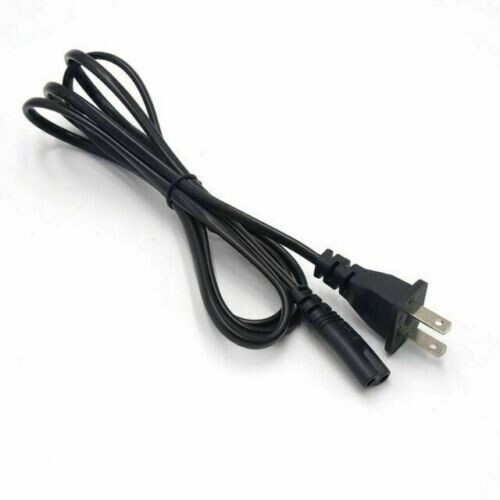 US 2 Prong 2 Pin AC Power Cord Cable Charge Adapter for PC Laptop PS3 ...