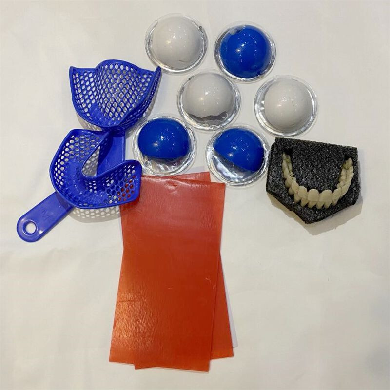 DIY Denture Kit Homemade Full Set False Teeth Dental Custom Dentures ...