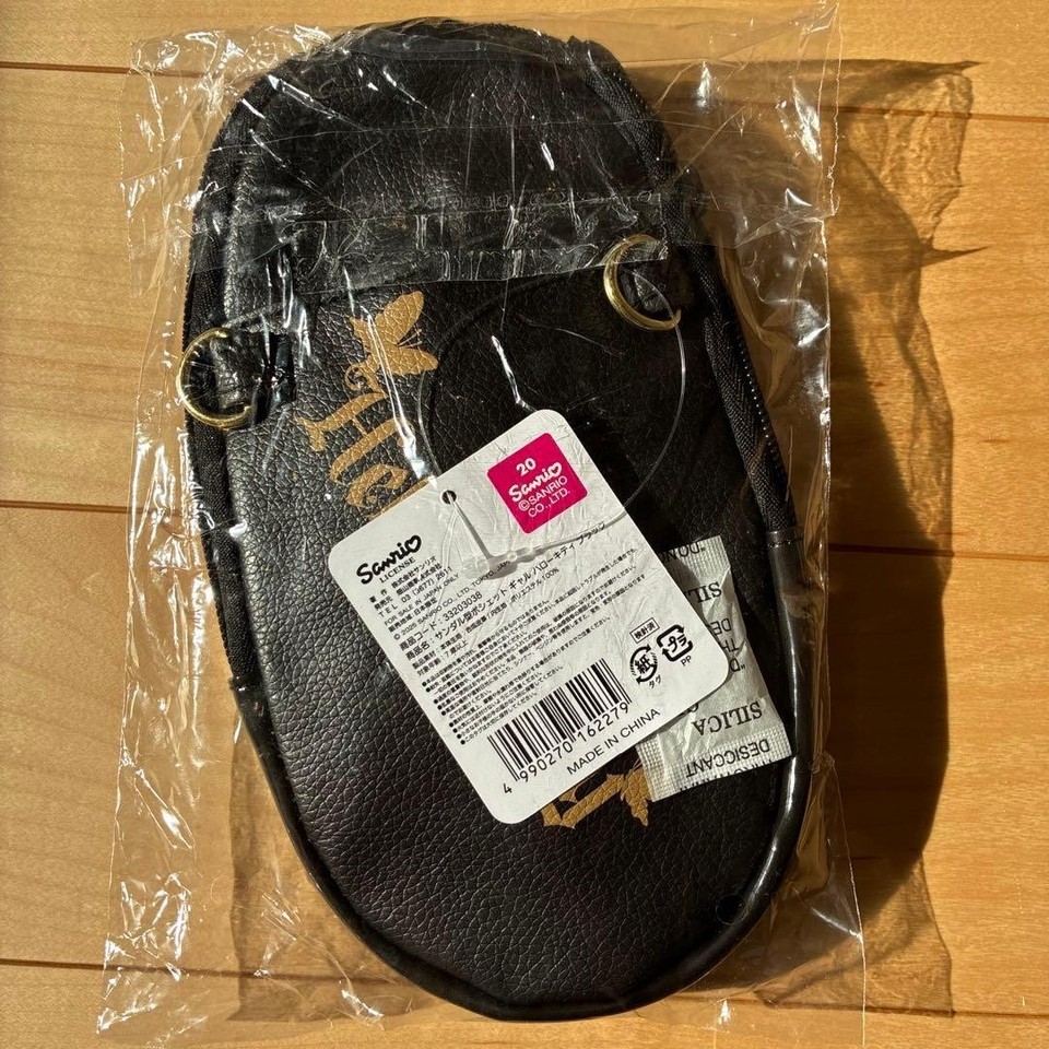 Heisei Retro Gal Kitty Leopard Print Sandal Pouch Black | eBay UK