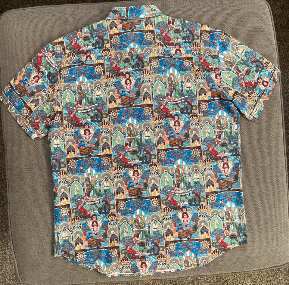 RSVLTS The Princess Bride Stained Glass - Mens XL Button Up Short ...