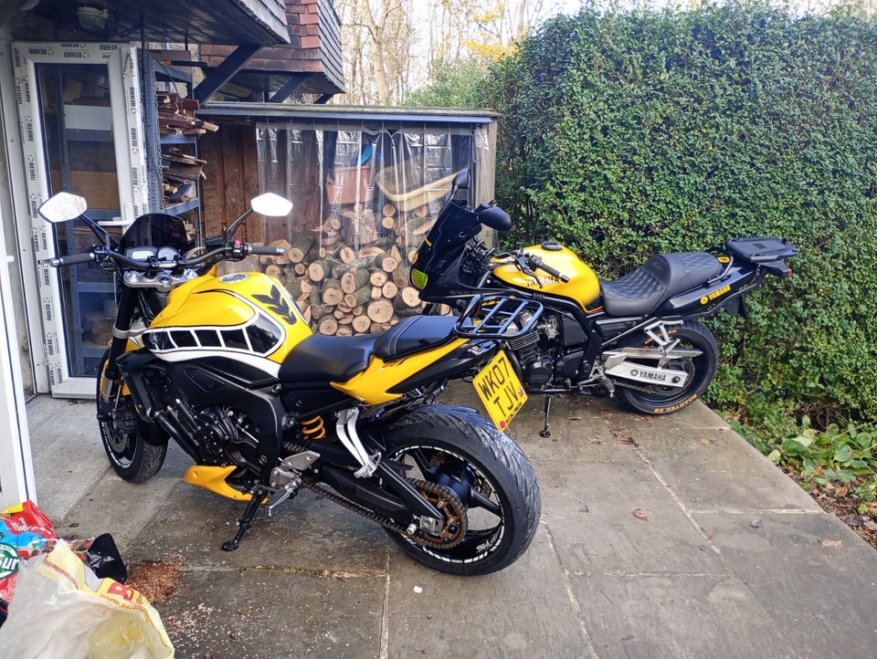 Yamaha Fz1 N Rear Luggage Rack Carrier, Newly Professionally Powder ...
