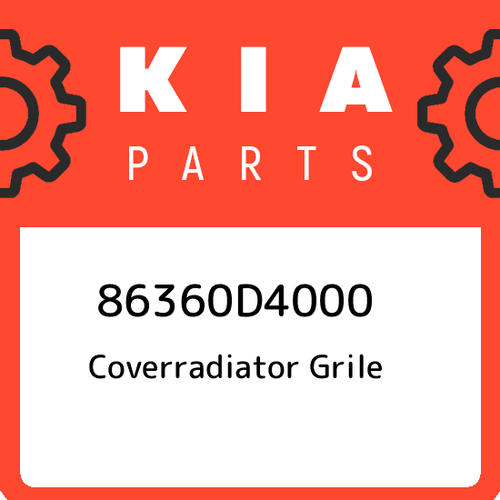 Genuine OEM Kia 86360 D4000 Radiator Sight Shield Cover for sale online ...