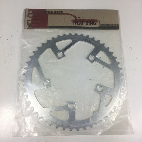 Raceface 48 Tooth 5 Bolt 110 BCD Silver Bicycle Chainring 48T 8 Speed ...