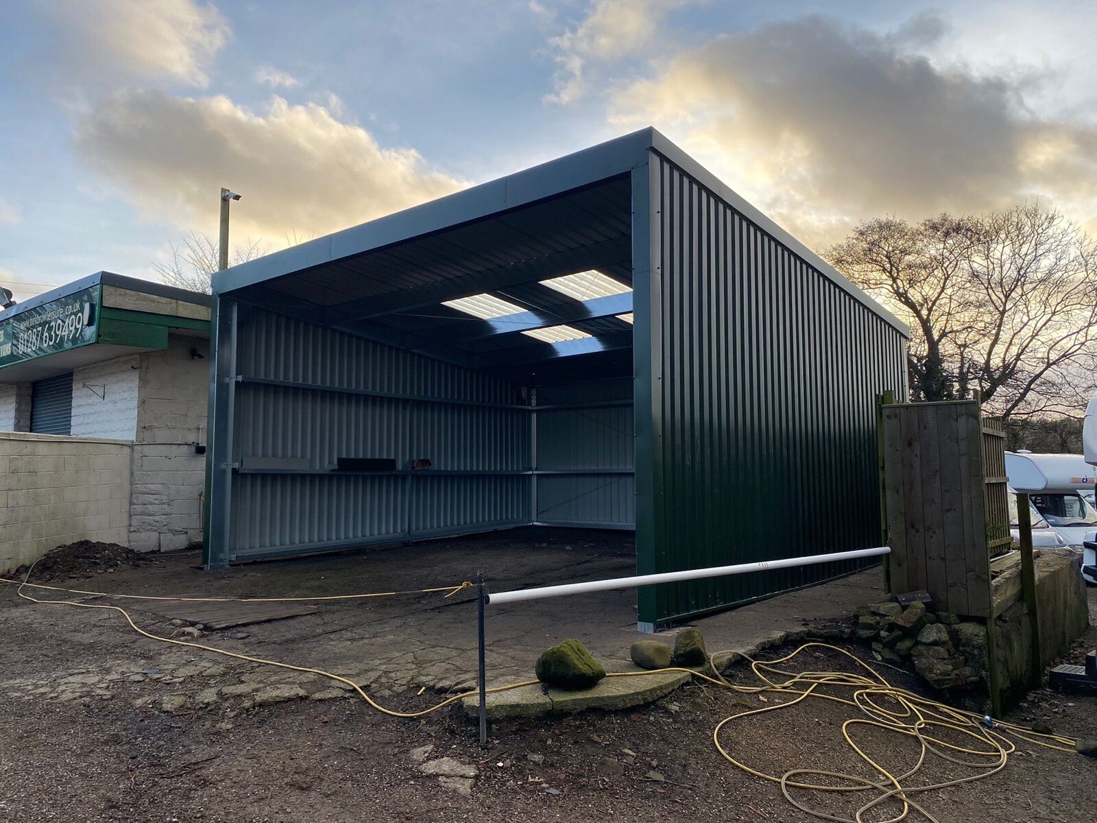 Premium Steel Framed Storage Building Kit (Model B31) | eBay UK